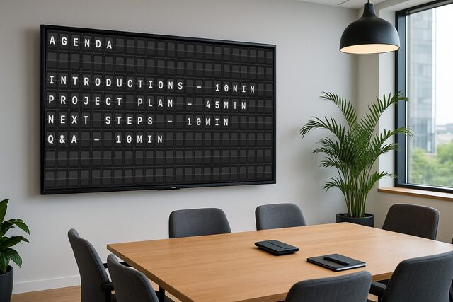 Split‑Flap Board & Display — Retro Message Board App for iOS